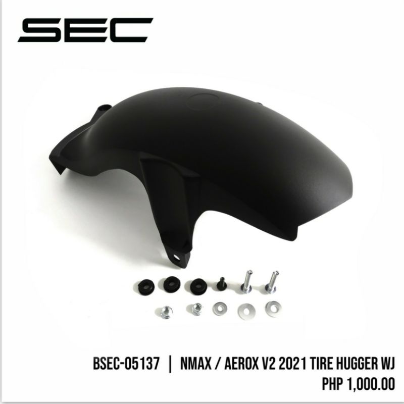 SEC NMAX V2 / AEROX V2 Rear Tire Hugger set with Fender extension ...