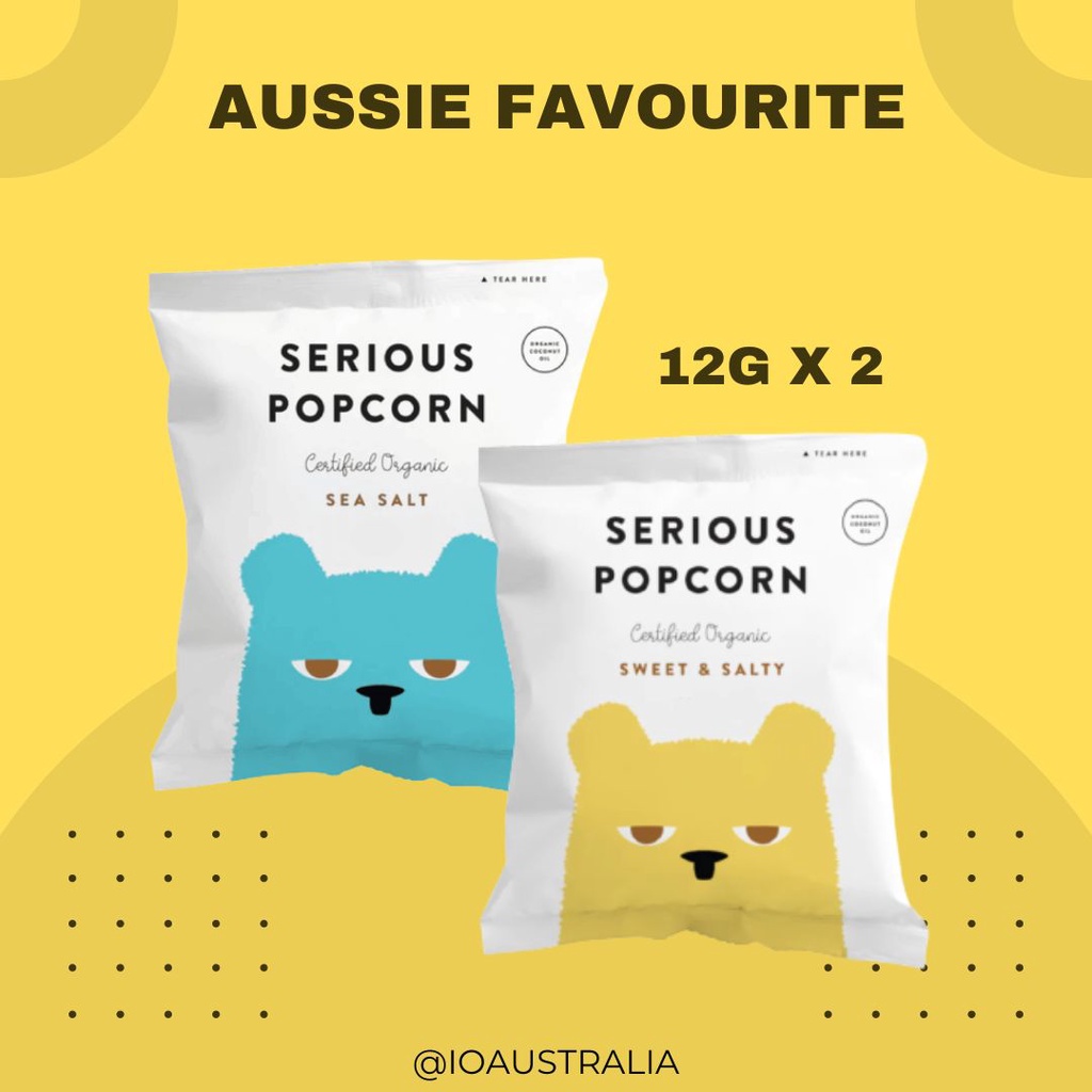 Serious Popcorn Mini Pack of 2 (2 x 12g) | Shopee Philippines