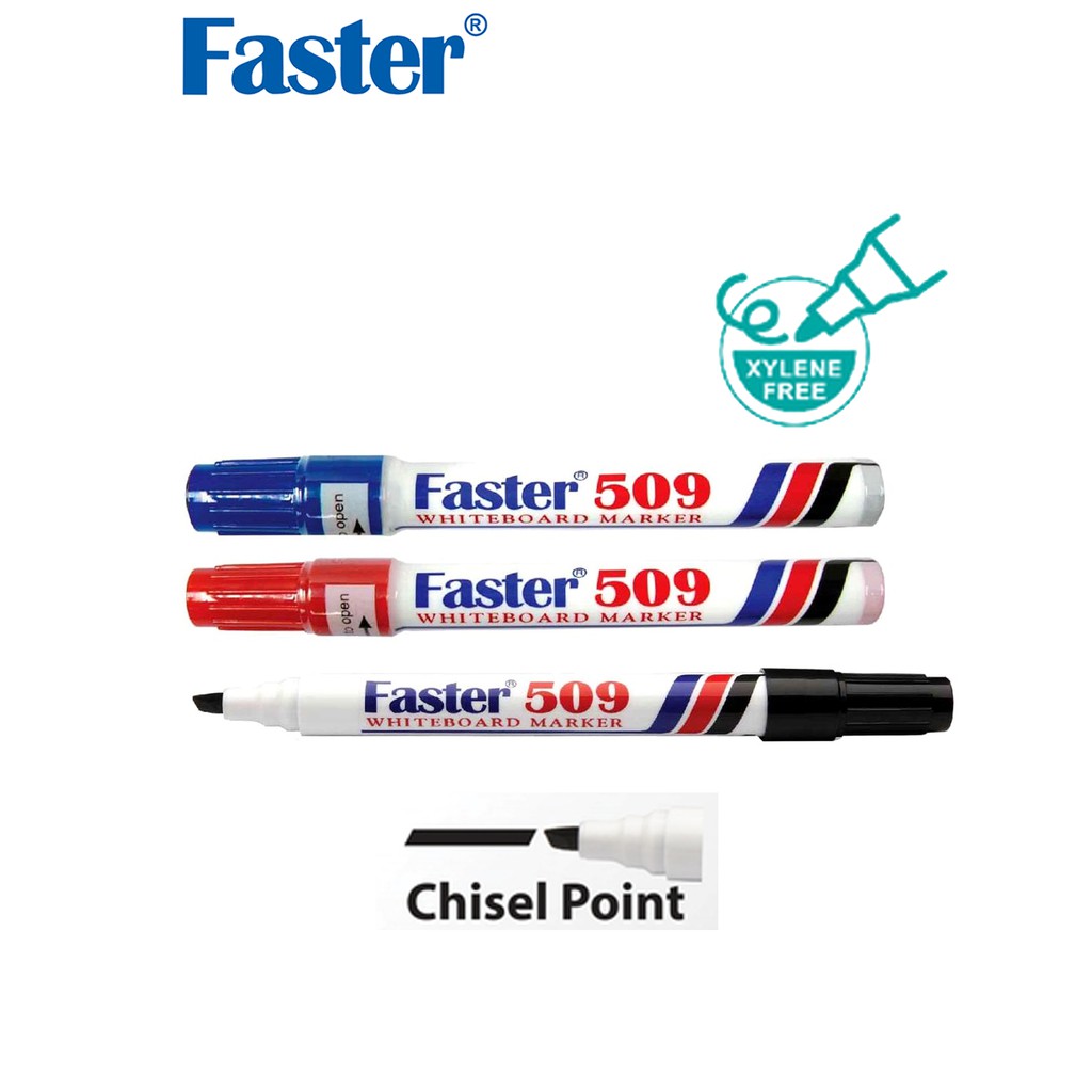 Faster Whiteboard Marker Broad-Tip F509 (1Pc) | Shopee Philippines