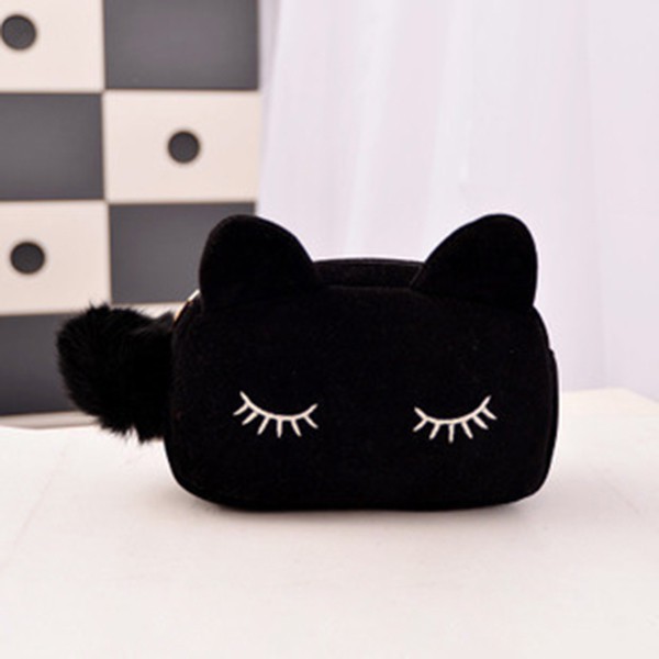 Cartoon Cute Cat Face Bag Handbag Purse Makeup Bag | Shopee Philippines