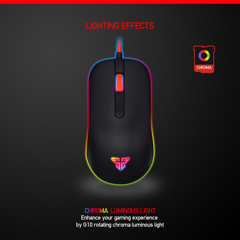 Fantech G10 Rhasta with 4D Basic Function Pro Gaming Mouse & Chroma ...