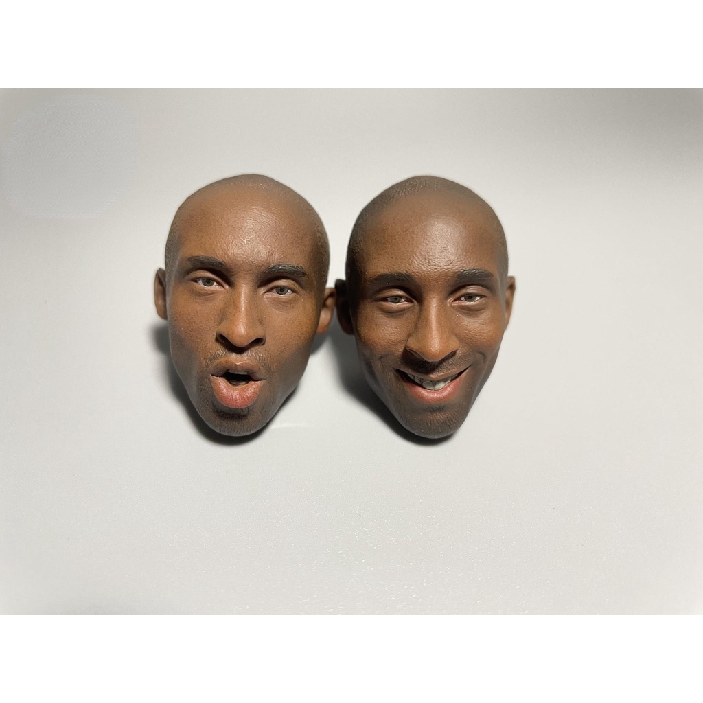 1/6 NBA Star Kobe Bryant Head Carving Smiles and Open Mouth Headsculpt ...
