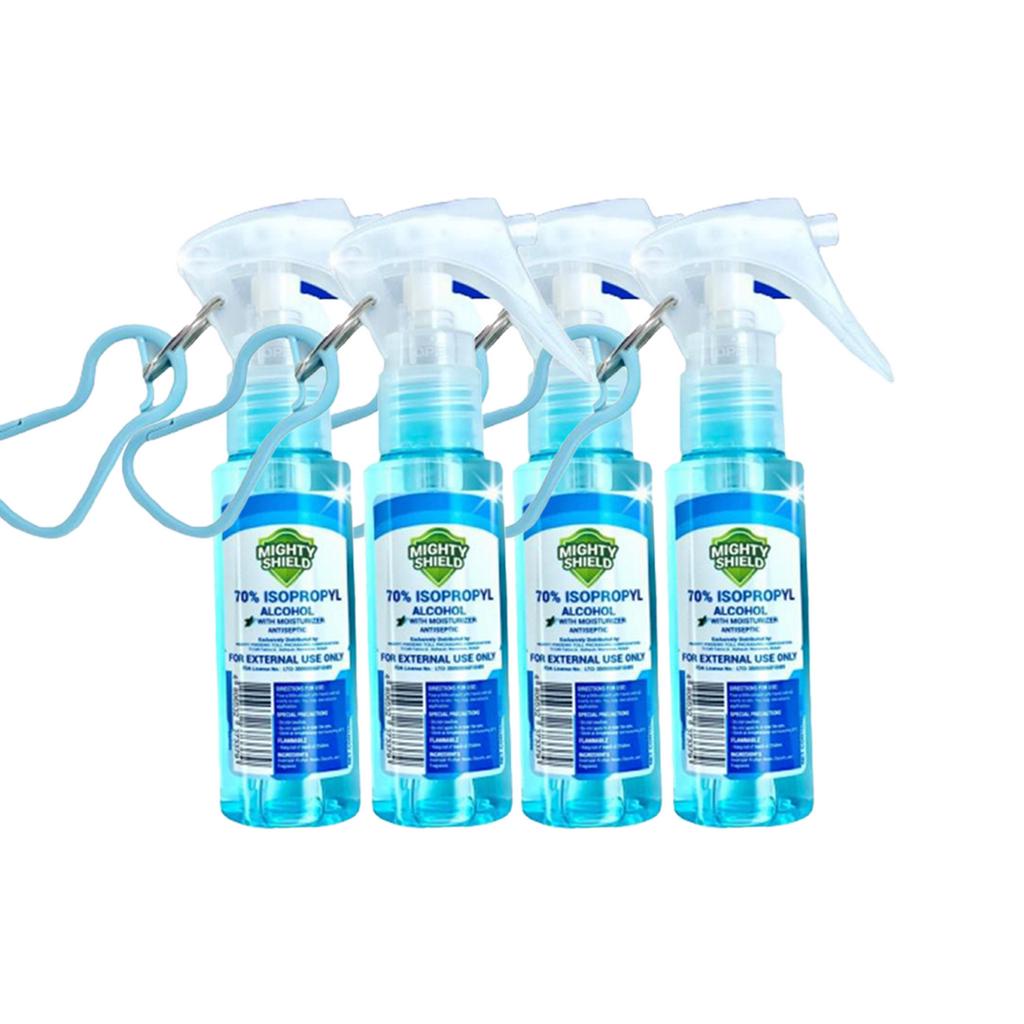 Mighty Shield Isopropyl Alcohol Pocket 40mL (Pack of 4) | Shopee ...