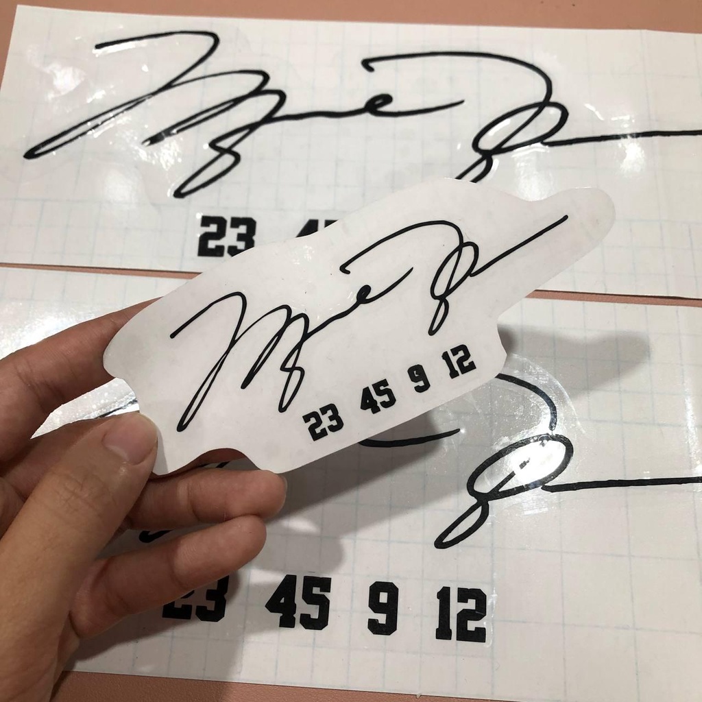 Brand New Custom Weather Proof Michael Jordan Signature and Jersey ...