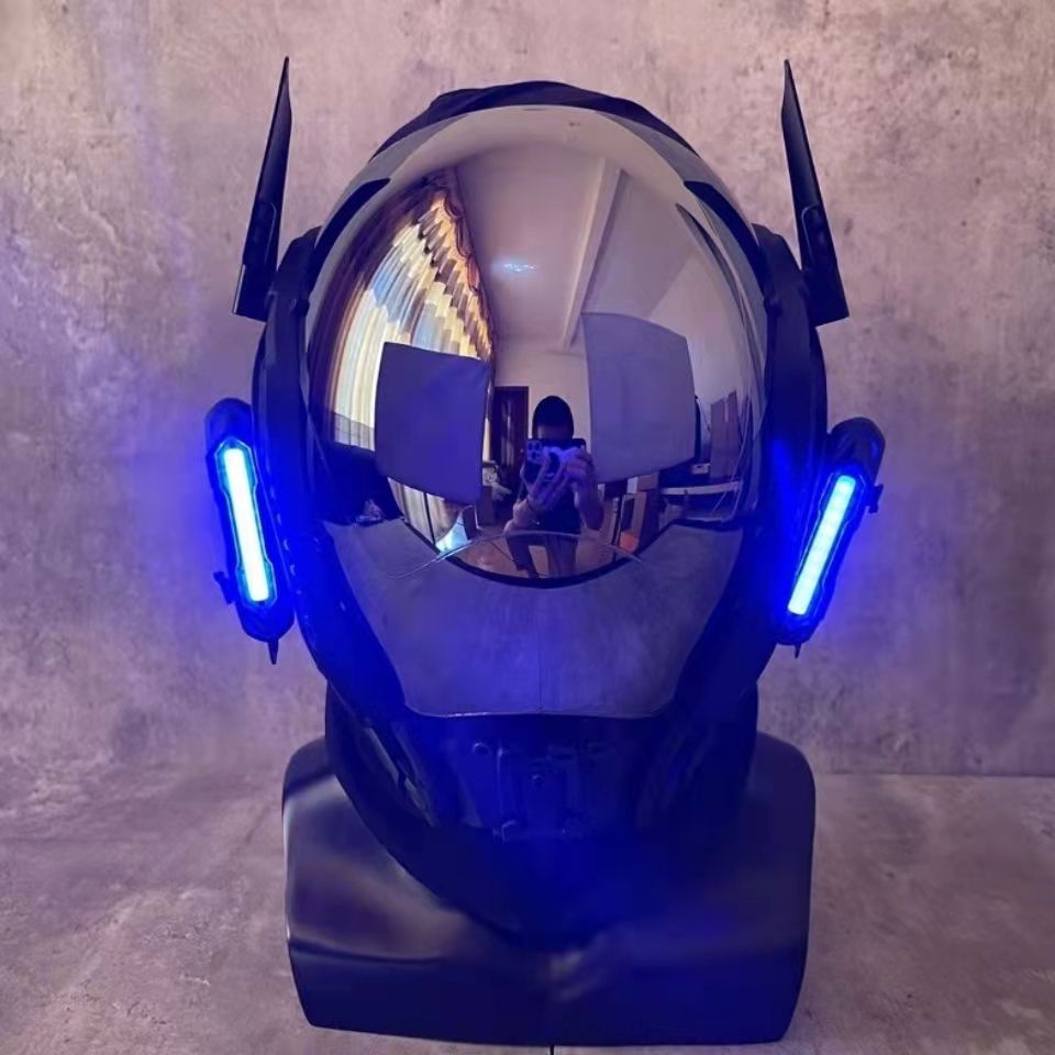 Handmade Diy Cyberpunk Masks Coolplay Mask With Led Light Futuristic ...