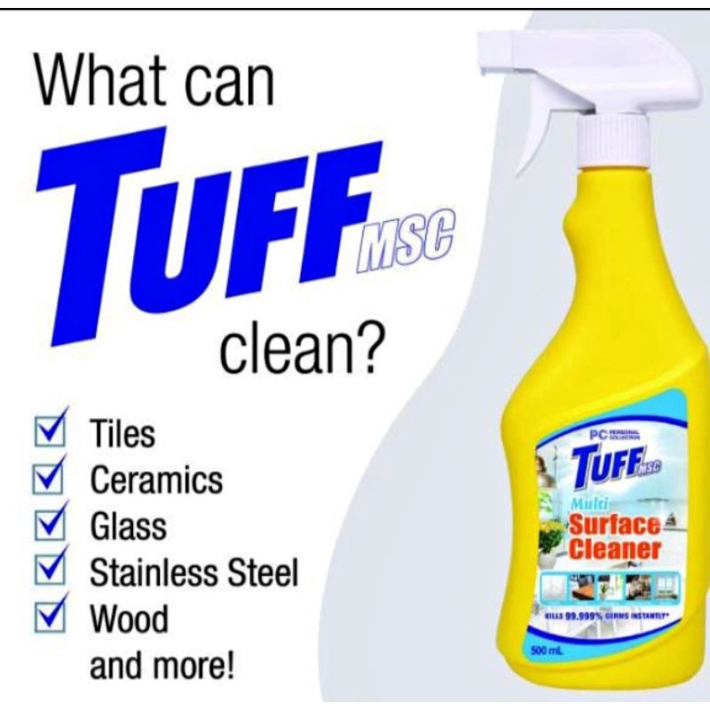 TUFF MSC Multi Surface Cleaner( Personal Collection) | Shopee Philippines