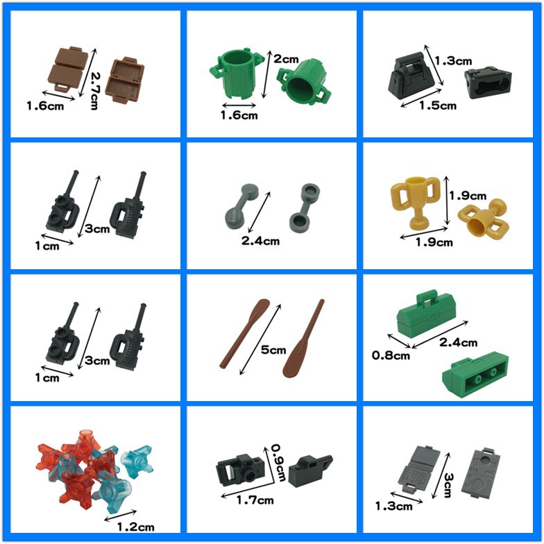 Accessories Compatible DIY Small Scene Creative Building Blocks ...