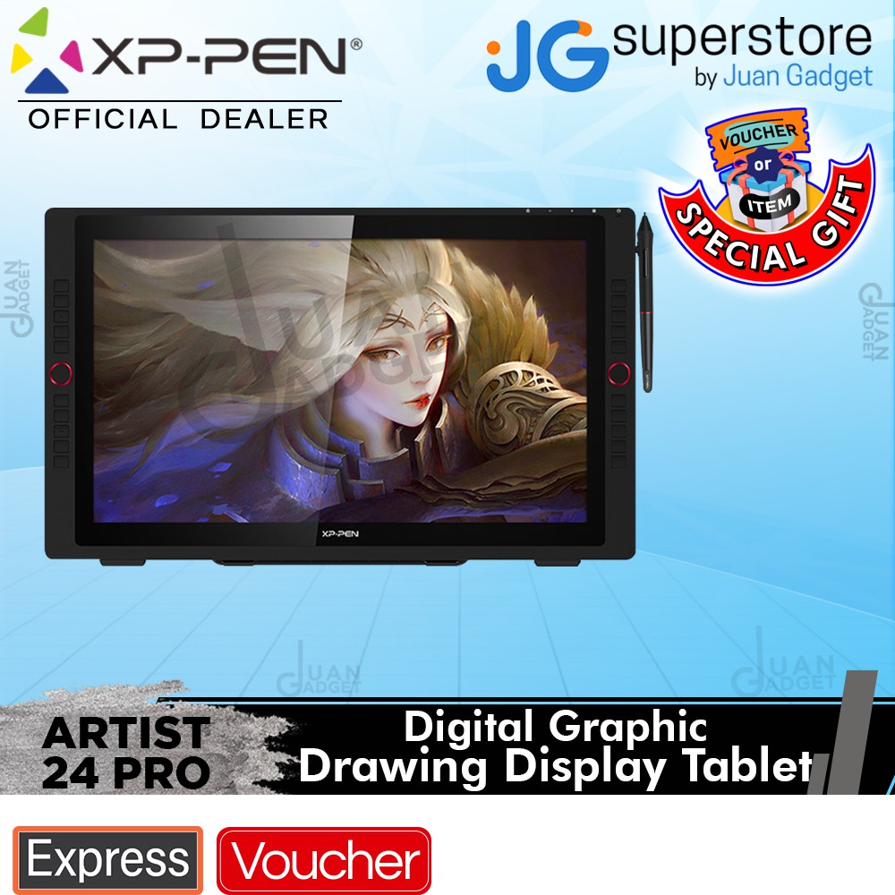 XP-Pen Artist 24 Pro 23.8 Inches 2k Graphic Display Tablet | Shopee ...