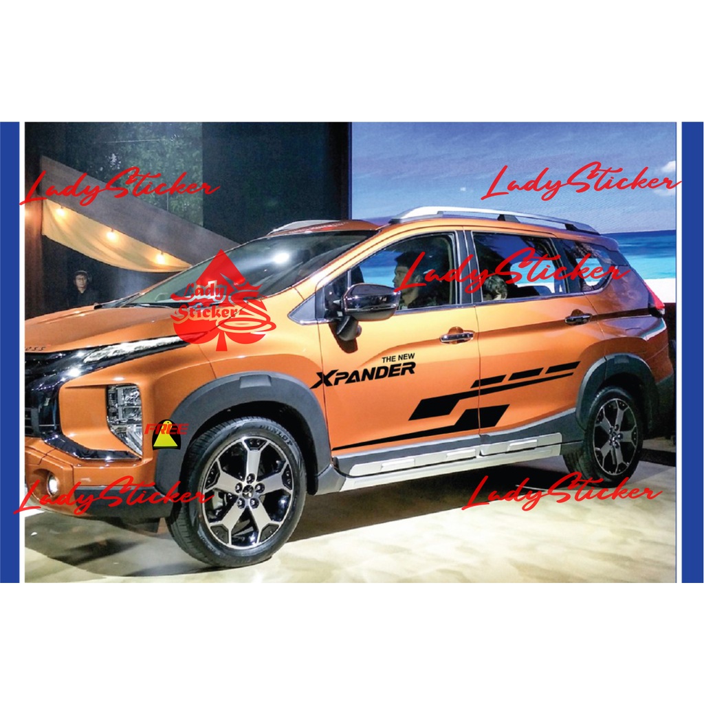 Xpander CAR STICKER CUTTING STICKER MITSUBISHI THE NEW XPANDER CROSS ...