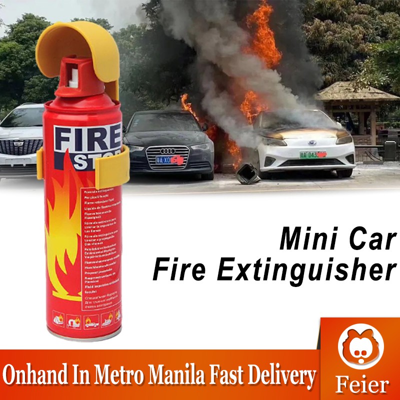 【Ready stock】Mini Fire Extinguisher Portable Household Car Use Water ...