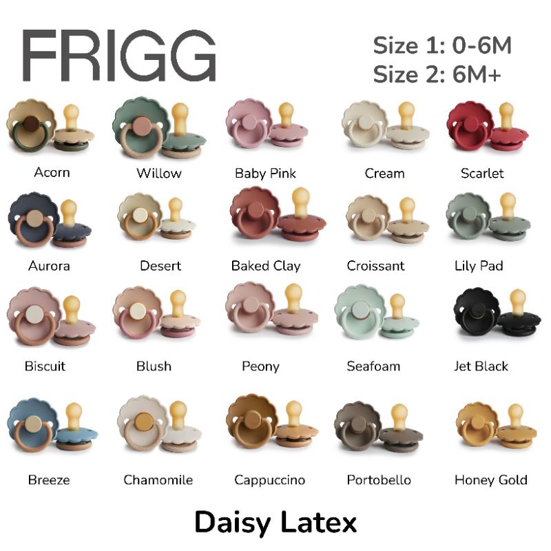 Frigg Danish rubber pacifier with genuine imported packaging for babies ...