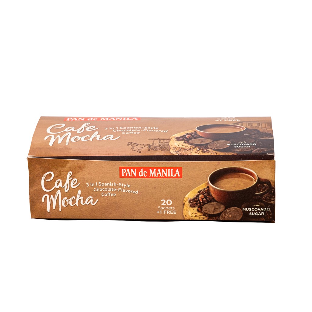 Pan de Manila Cafe Mocha Box of 21 Sachets | Shopee Philippines