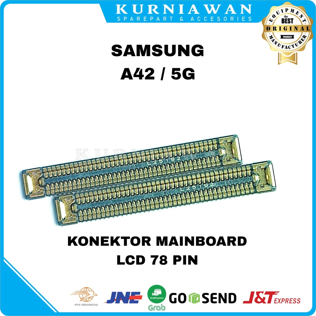 Samsung A42 5g Mainboard Connector FPC Lcd Main Board Socket 78 Pin ...