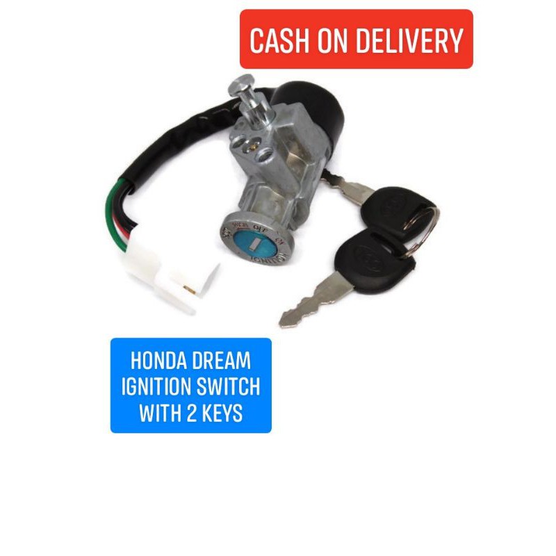 DREAM/C100 IGNITION SWITCH (w/ 2 keys) | Shopee Philippines