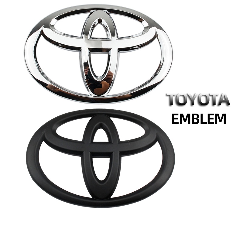 Toyota replaced Logo Emblem 1 Pcs Front Grill Rear Tailgate Emblem（8 ...
