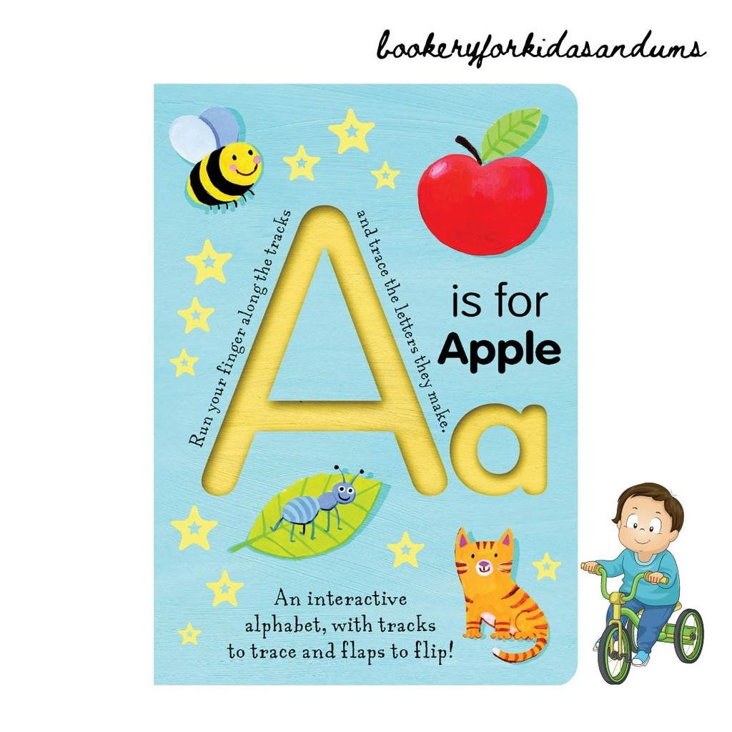 A is for Apple (Smart Kids Trace-And-Flip) Board book – Lift the flap ...