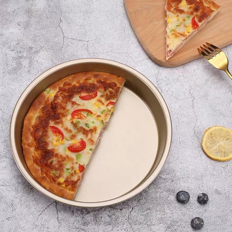 9inches Non-Stick Pizza Pan Bakeware Pizza Plate Round Pizza Dish Tray ...