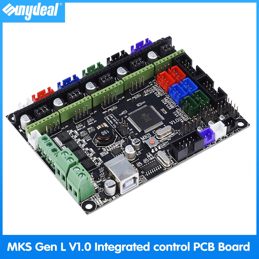 3D Printer Part MKS Gen L V1.0 Integrated control PCB Board For Reprap Ramps1.4 A4988/DRV8825 ...