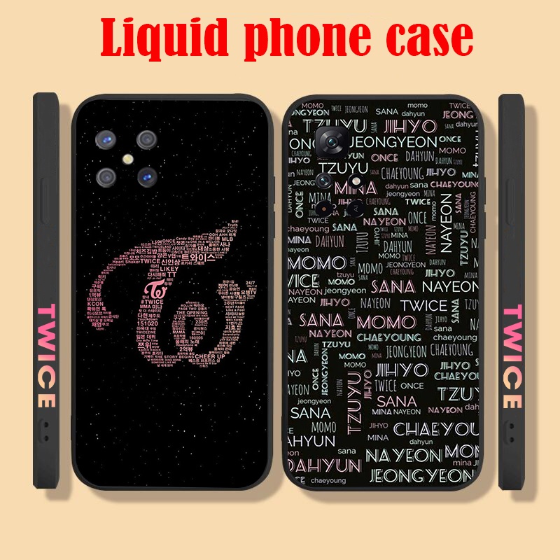 TWICE wallpaper For iPhone 11 Pro Max 11 12 13 Phone Case Square Edge ...