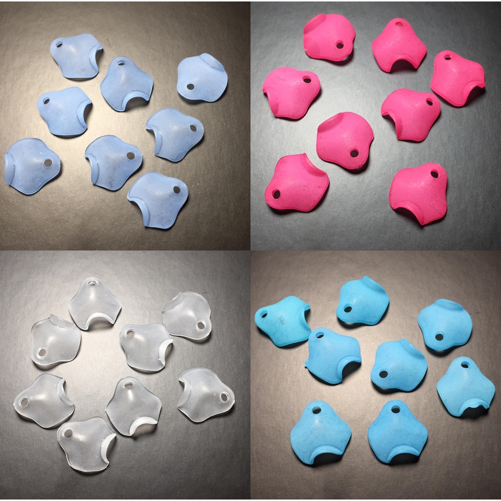 15 PCS 14mm size Beads DIY Rose Petals With Hole Bead Charm | Shopee ...