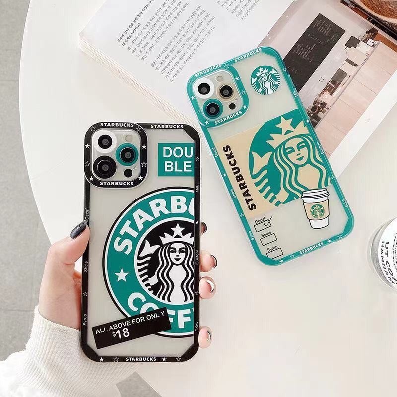 Original Art Starbucks coffee soft Case Compatible For iPhone 11 12 13 ...