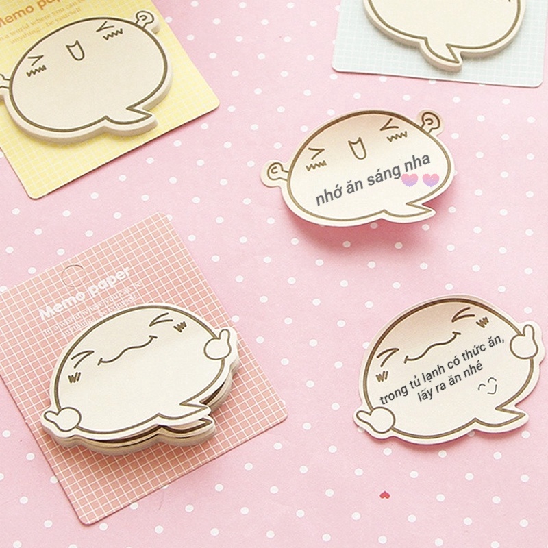 Lovely Face Pattern Note Stickers Emoji Post-it Notes | Shopee Philippines