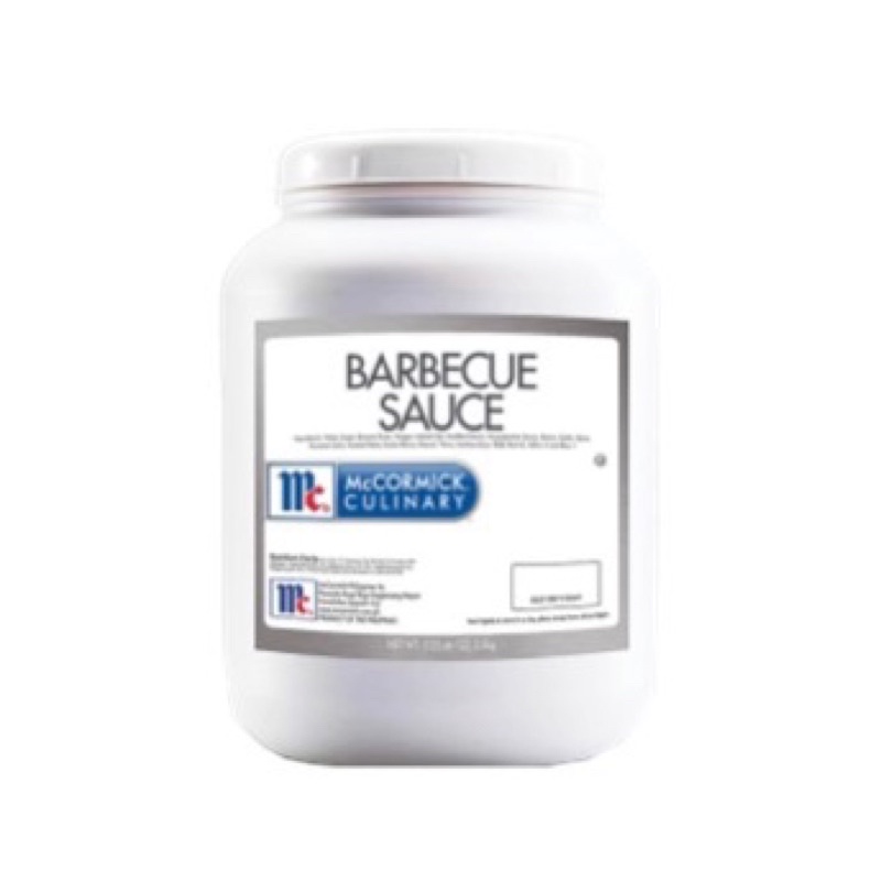 McCormick Barbeque Sauce 3.5kls (Food Service Pack) | Shopee Philippines