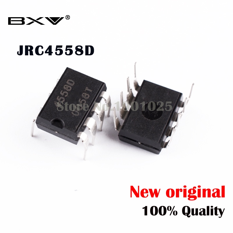 20PCS NJM4558D DIP8 NJM4558 DIP JRC4558D JRC4558 Dual operational amplifier New original ...
