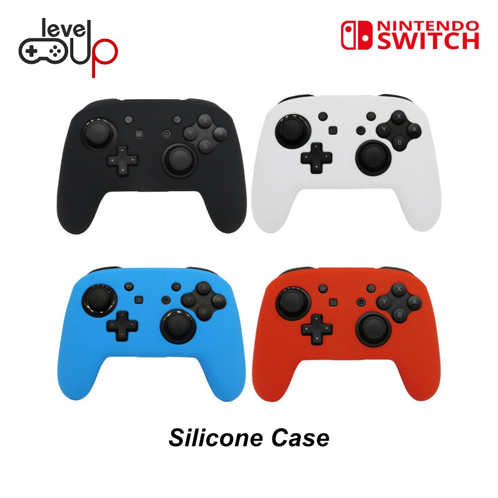 Nintendo Switch ProCon Pro Controller Silicone Case Cover Skin Plain ...