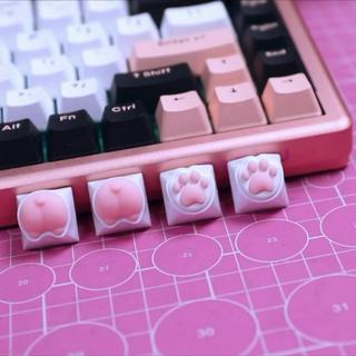 Adorable Cat Keycaps Silicone For Mechanical Keyboard Cherry MX Switch ...