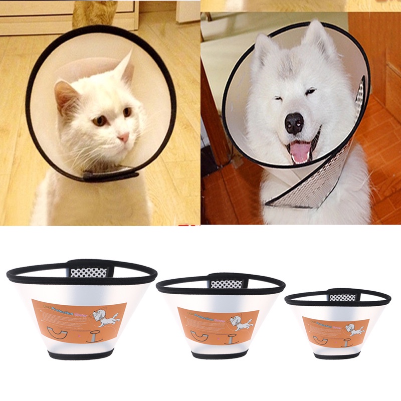 Pet E-Collar Protective Cone Collar Ecollar for Pet Dogs Cats Elizabeth Collar | Shopee Philippines