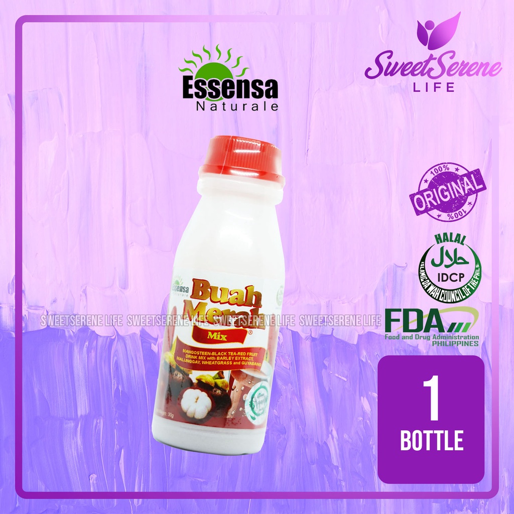 BUAH MERAH Mix Essensa (1 Bottle) Powder Juice Drink 100% Authentic ...