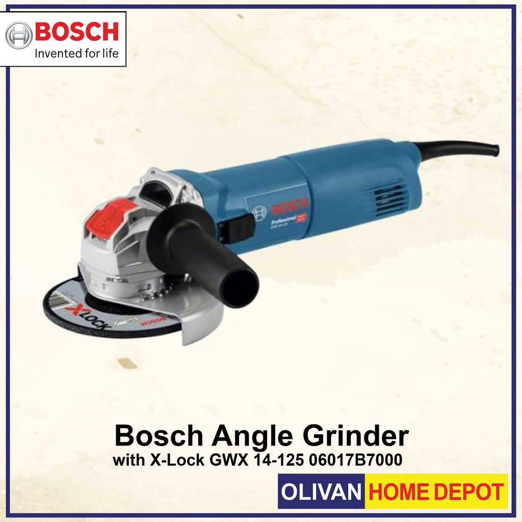 BOSCH Power Tool Heavy Duty Angle Grinder with X-Lock GWX 14-125 ...
