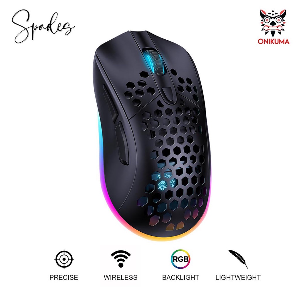Onikuma CW905 | CW906 Wired and Wireless Gaming Mouse RGB Backlit ...