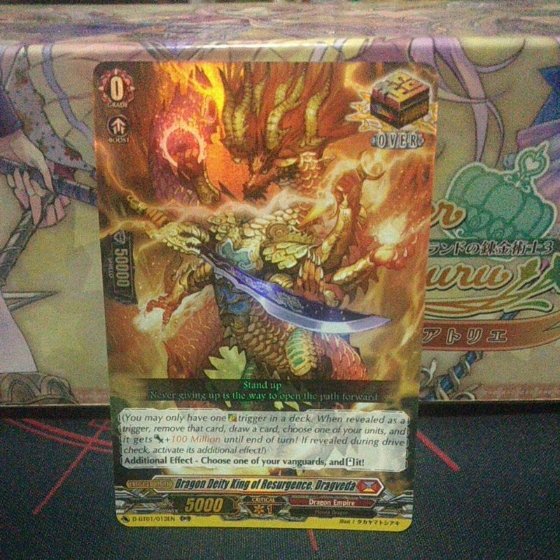Dragon Deity King of Resurgence, Dragveda(OR) DBT01 Cardfight vanguard Overdress | Shopee ...
