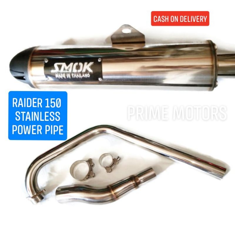 RAIDER 150 POWER PIPE SMOK (STAINLESS) | Shopee Philippines