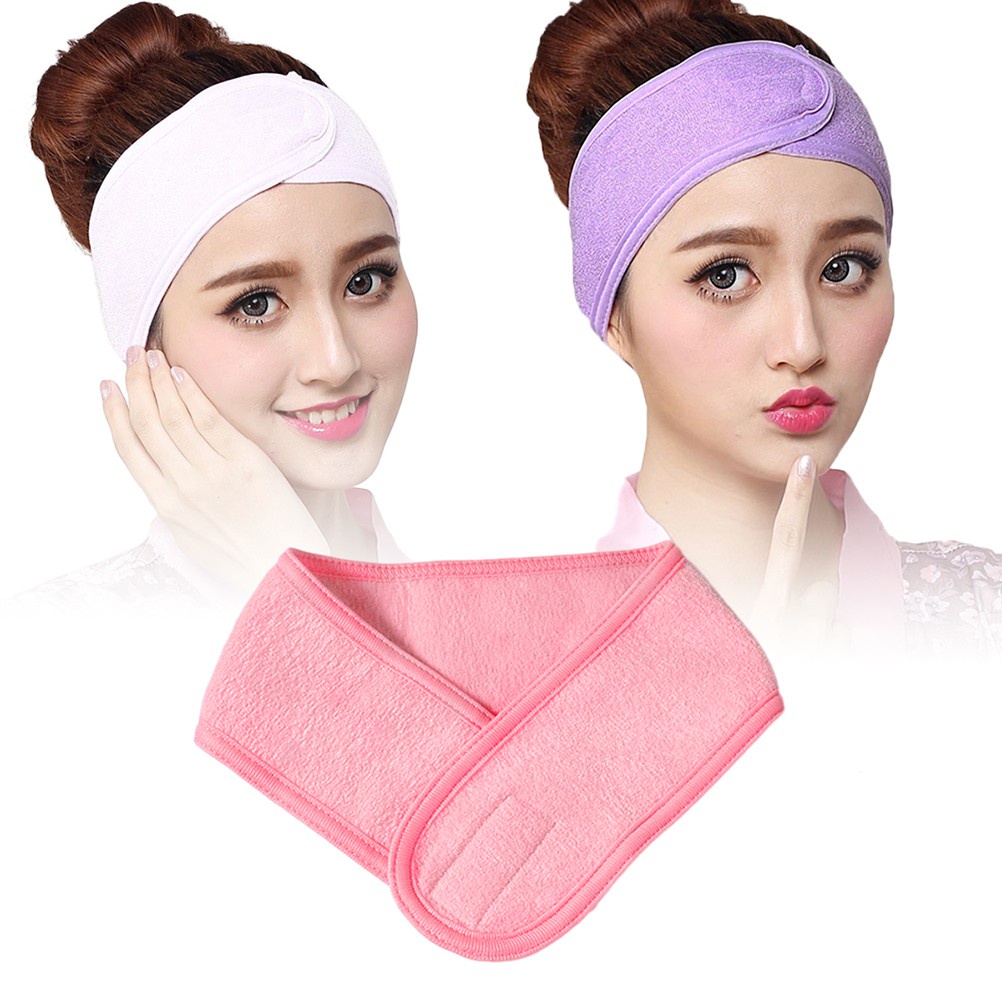 Makeup Head Band Salon SPA Facial Beauty Wash Tools Adjustable Elastic ...
