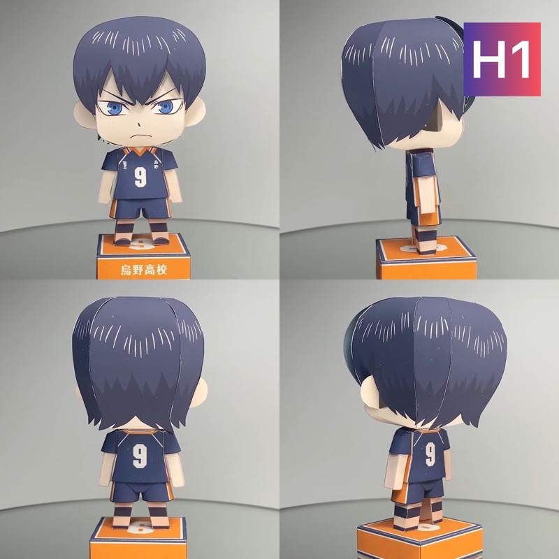 Haikyuu Paper Craft / Paper Anime Action Figure | Shopee Philippines