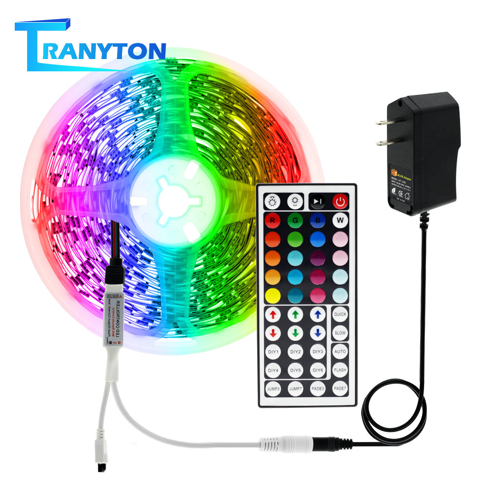 10M Led strip Roll 5050 Smd Rgb Led Light Strip + 44 Key IR Remote ...