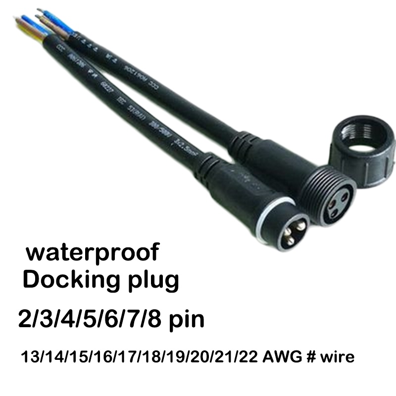 Waterproof Male Female Docking Plug 2/3/4/5/8P pin Aviation Industry ...