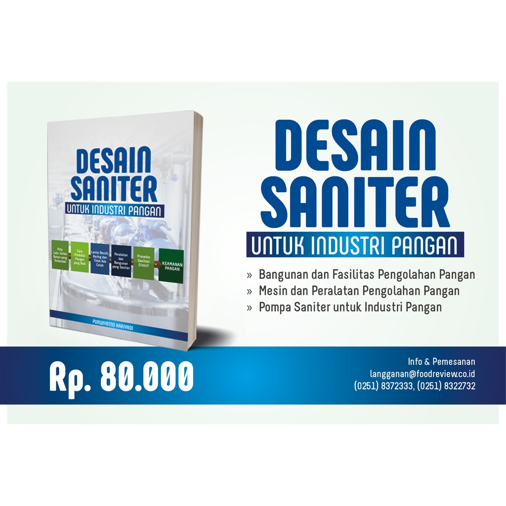 Sanitary Design For Food Industry (Purwiyatno Hariyadi) | Shopee ...