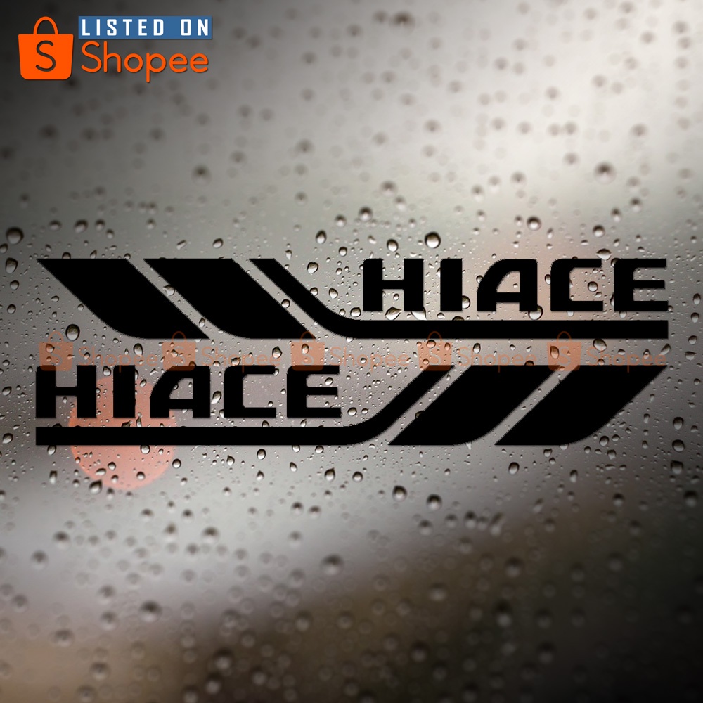 Stickers | 2x Toyota HIACE | Racing | Decals | Stripes | Vinyl Weather ...