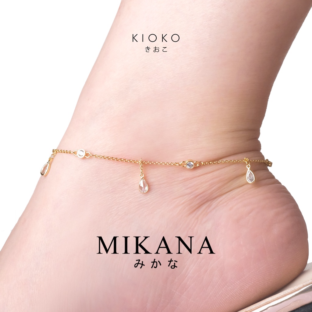 Mikana 18k Gold Plated Anklet Collection Accessories Jewelry For Women ...