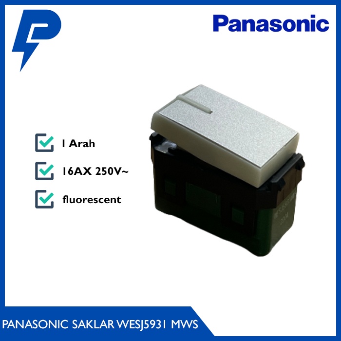 Panasonic Switch ECO 16A Style E Series Silver WESJ5931 MWS | Shopee ...