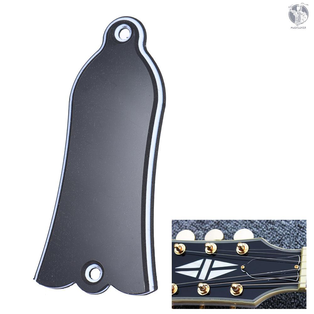 2 Holes Bell-shaped PVC Truss Rod Cover Plate Scroll Plate for Gibson ...