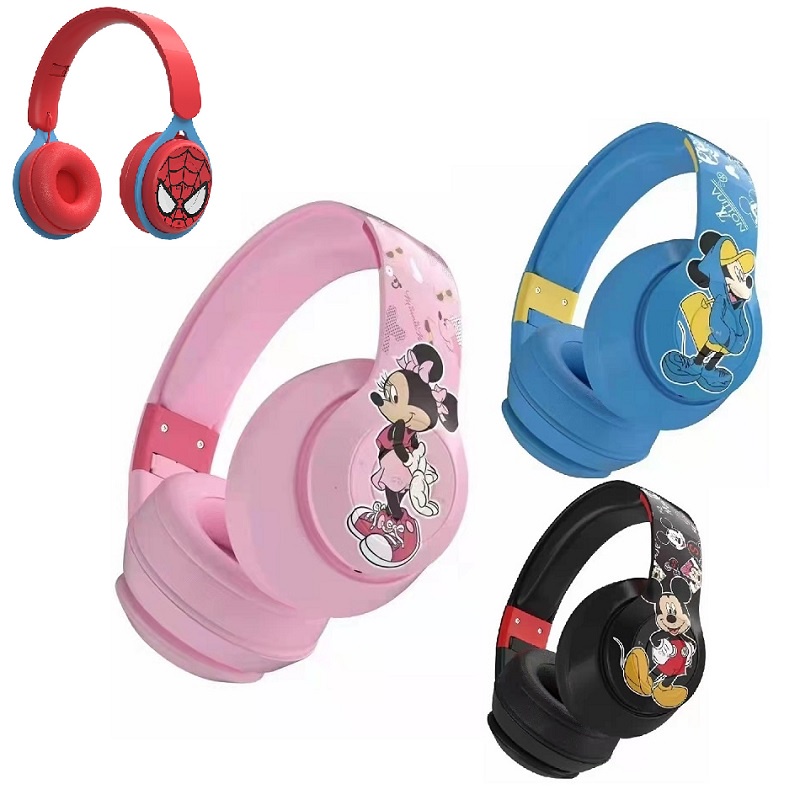 Disney Wireless Bluetooth Noise Cancelling Kids Gaming Headphones ...