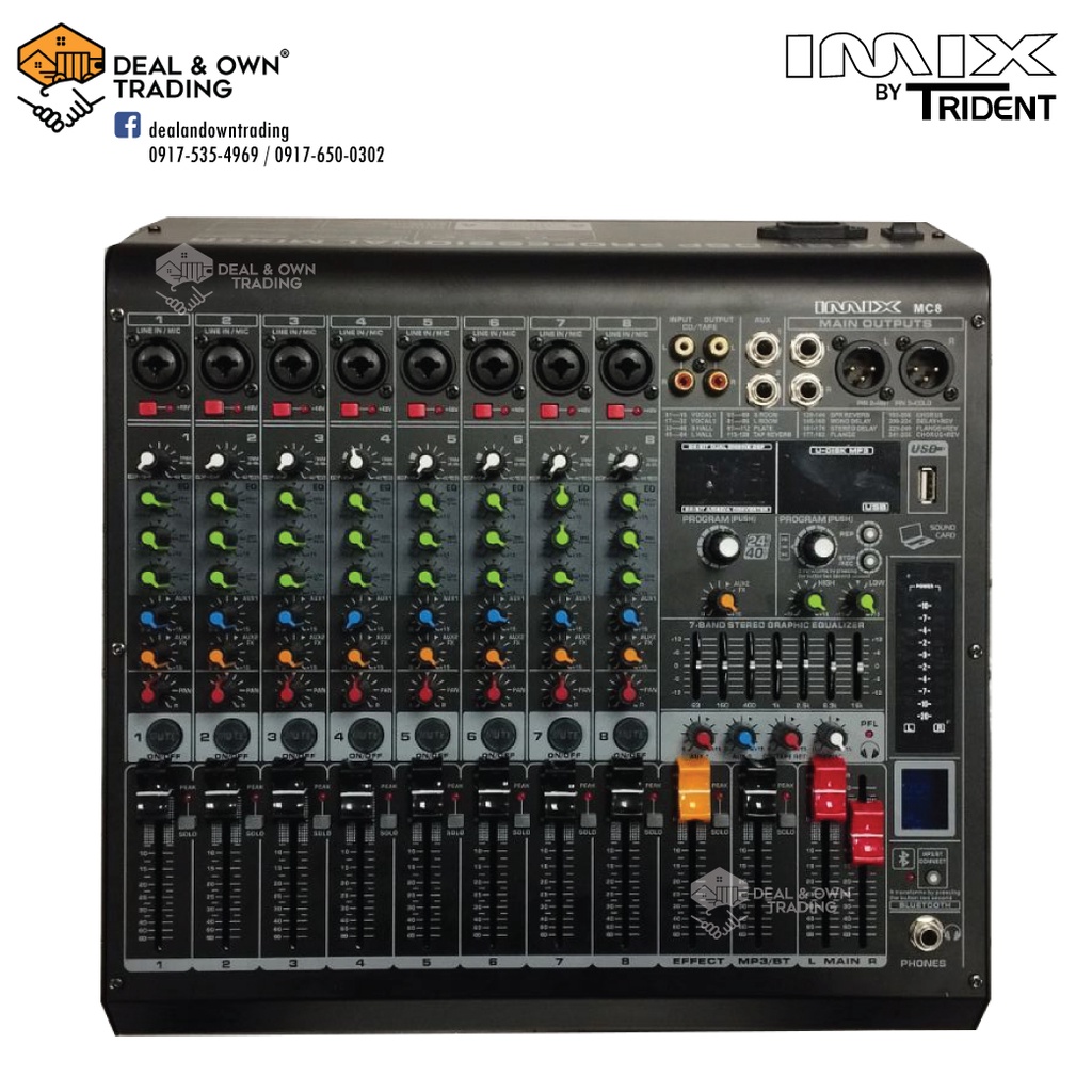 Imix/Trident MC8 8 Channel Passive Mixer | Shopee Philippines