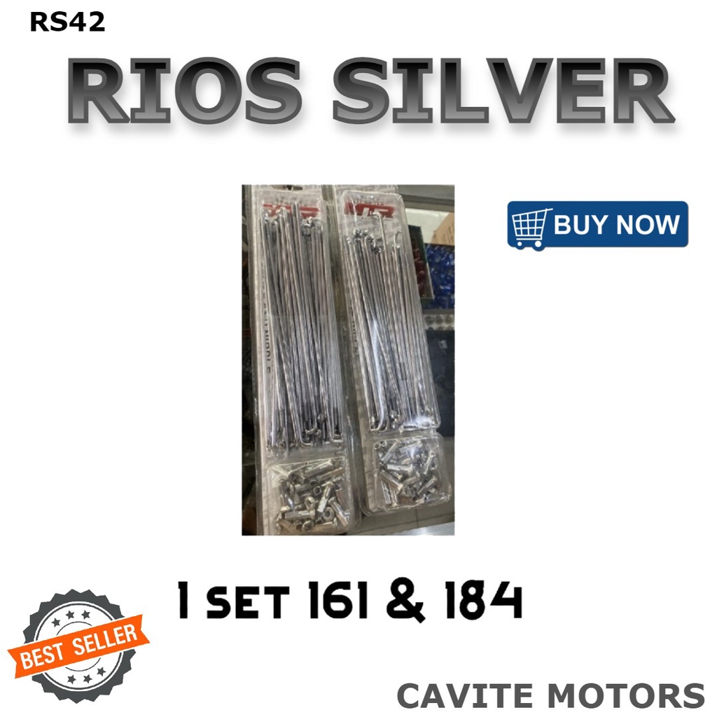 HONDA PCX 150 ORIGINAL RIOS rim silver 1 BOX 30 PCS SET rayos silver ...