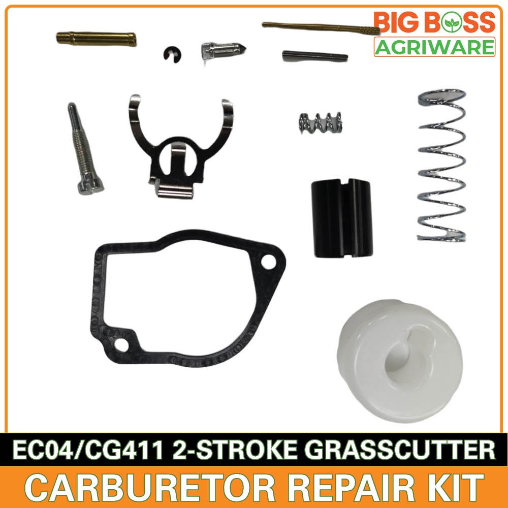 BBA Carburetor Repair Kit for EC04, CG411, RBC411 2 Stroke Grass Cutter ...