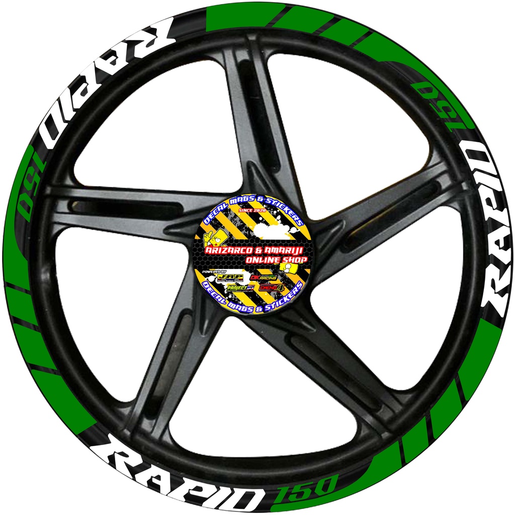 RUSI RAPID 150 NEW DESIGN DECAL MAG STICKER GOOD FOR 2 MAGS | Shopee ...